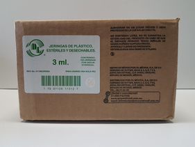 JERINGA VERDE.(21X32MM) CAJA C/100 DL Caja con 100 jeringas | Vitau