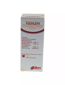 TUSILEN AD FCO Dextrometorfano 0.300 g, Guaifenesina 2.400 g, Fen ...