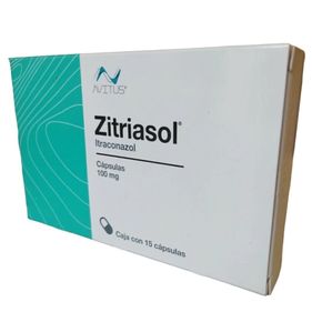 ZITRIASOL CAP.. CAJA C/15 100 mg Caja de cartón | Vitau